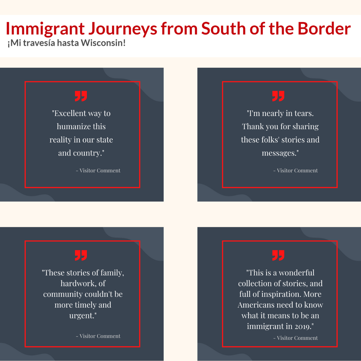 “Immigrant Journeys” statewide tour shared urgent & timely stories from ...